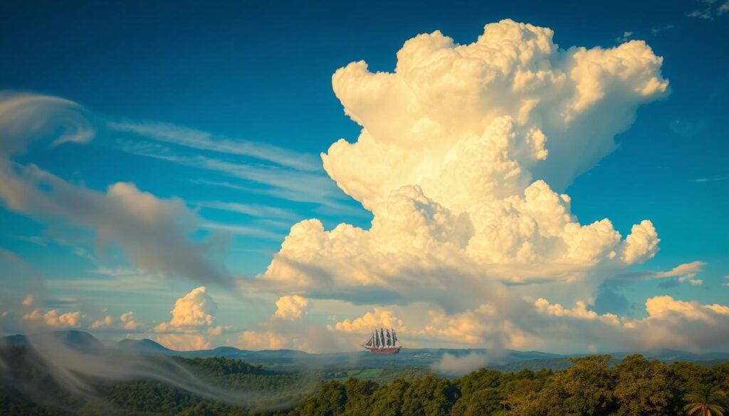 The Cloud Ship in the Morning Sky – Story Glimpse